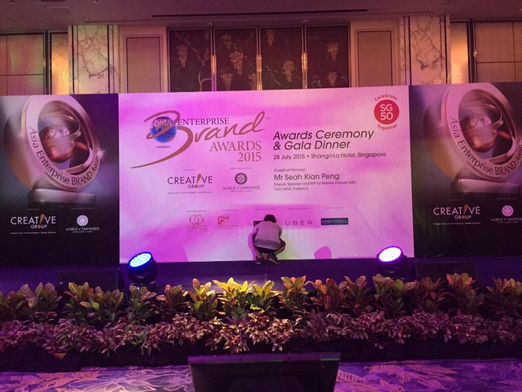 Stage Event Backdrop Singapore | Werkz Productions