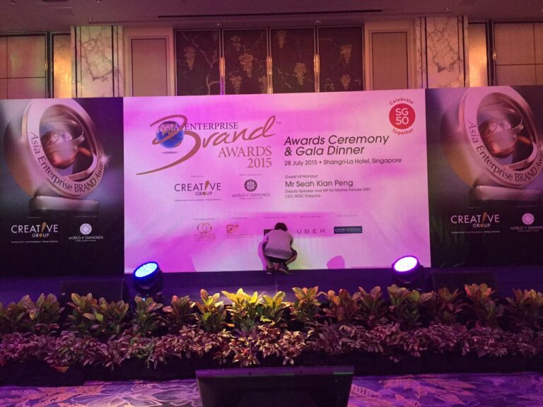 Stage Event Backdrop Singapore | Werkz Productions